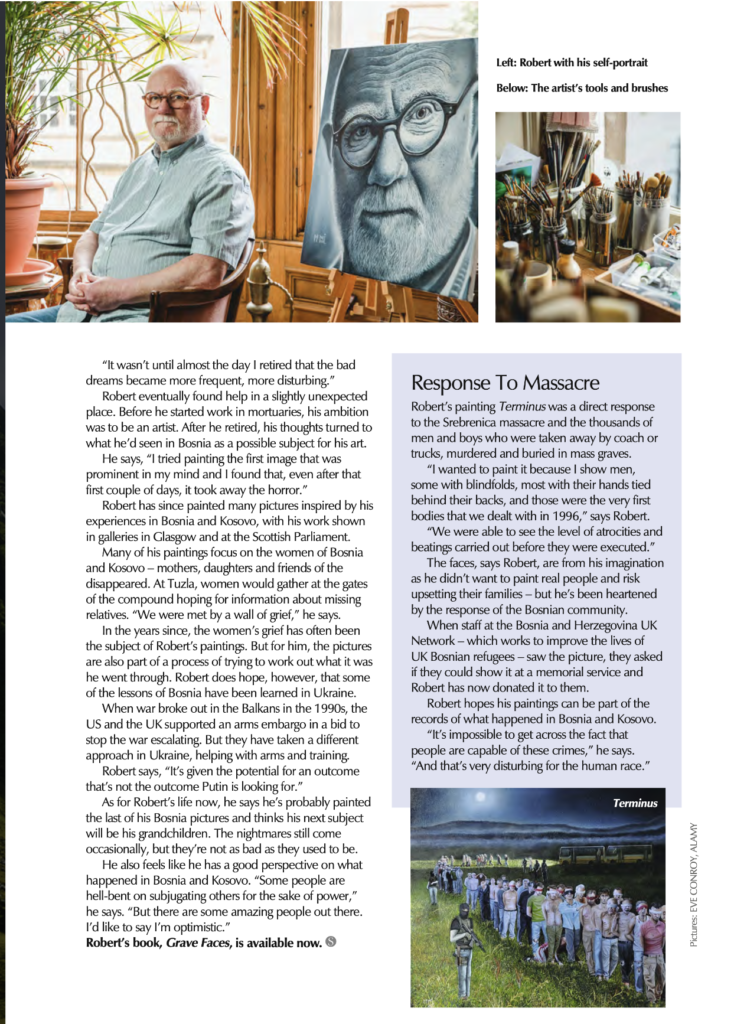 Robert McNeil : Patron of BH UK NETWORK for the Scots magazine – Bosnia ...